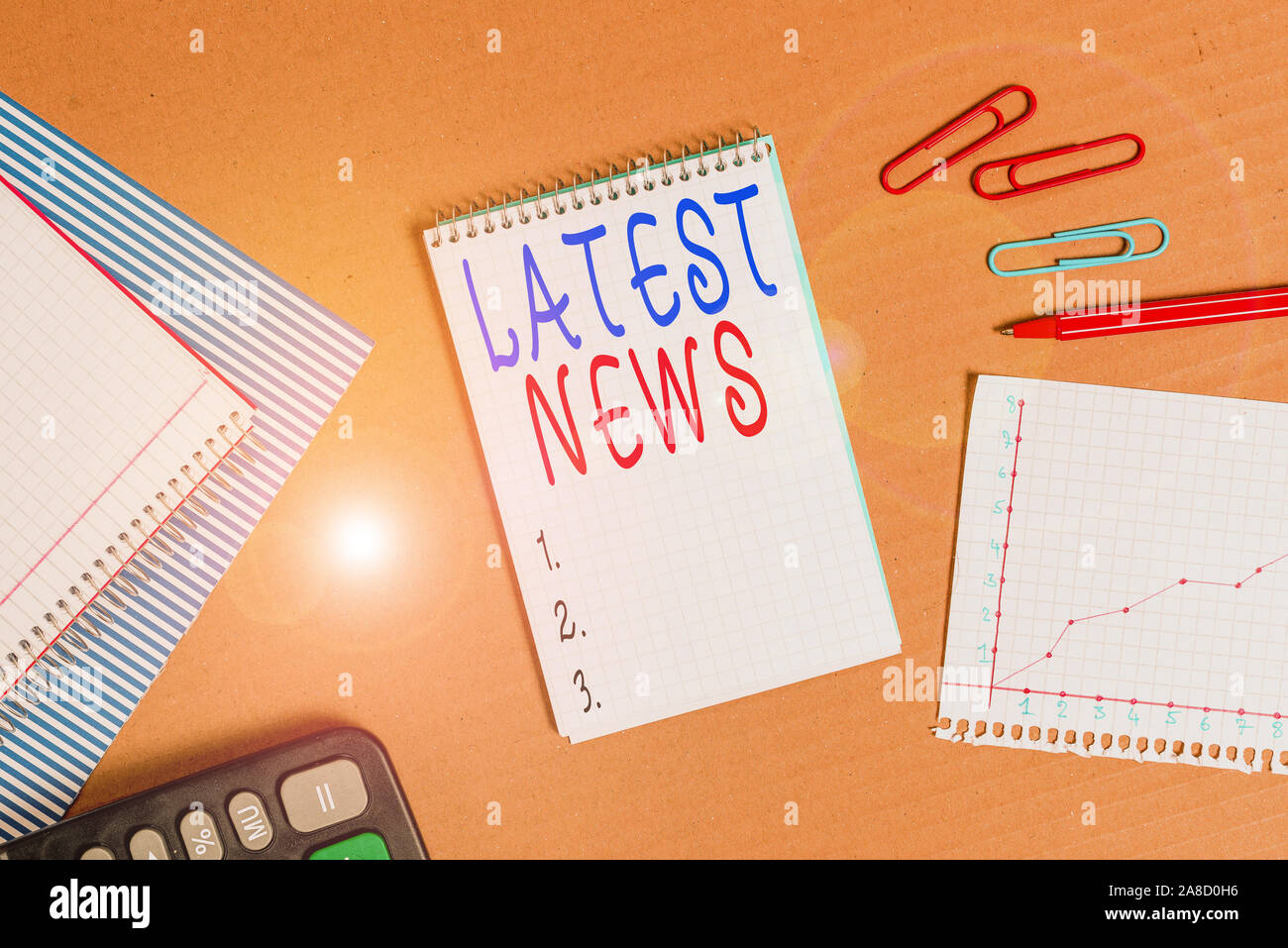 Handwriting text writing Latest News. Conceptual photo information that ...