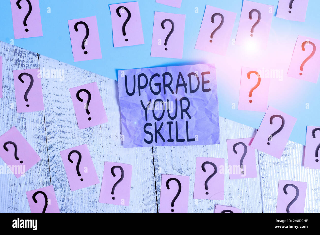 Text sign showing Upgrade Your Skill. Business photo showcasing Expand Scope of Knowledge ...