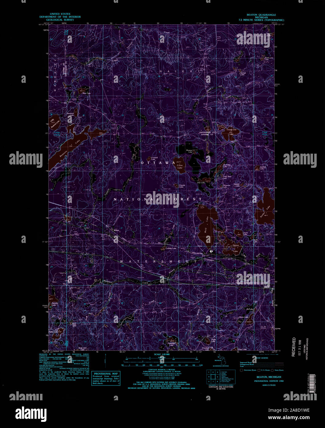 Map of beaton hi-res stock photography and images - Alamy