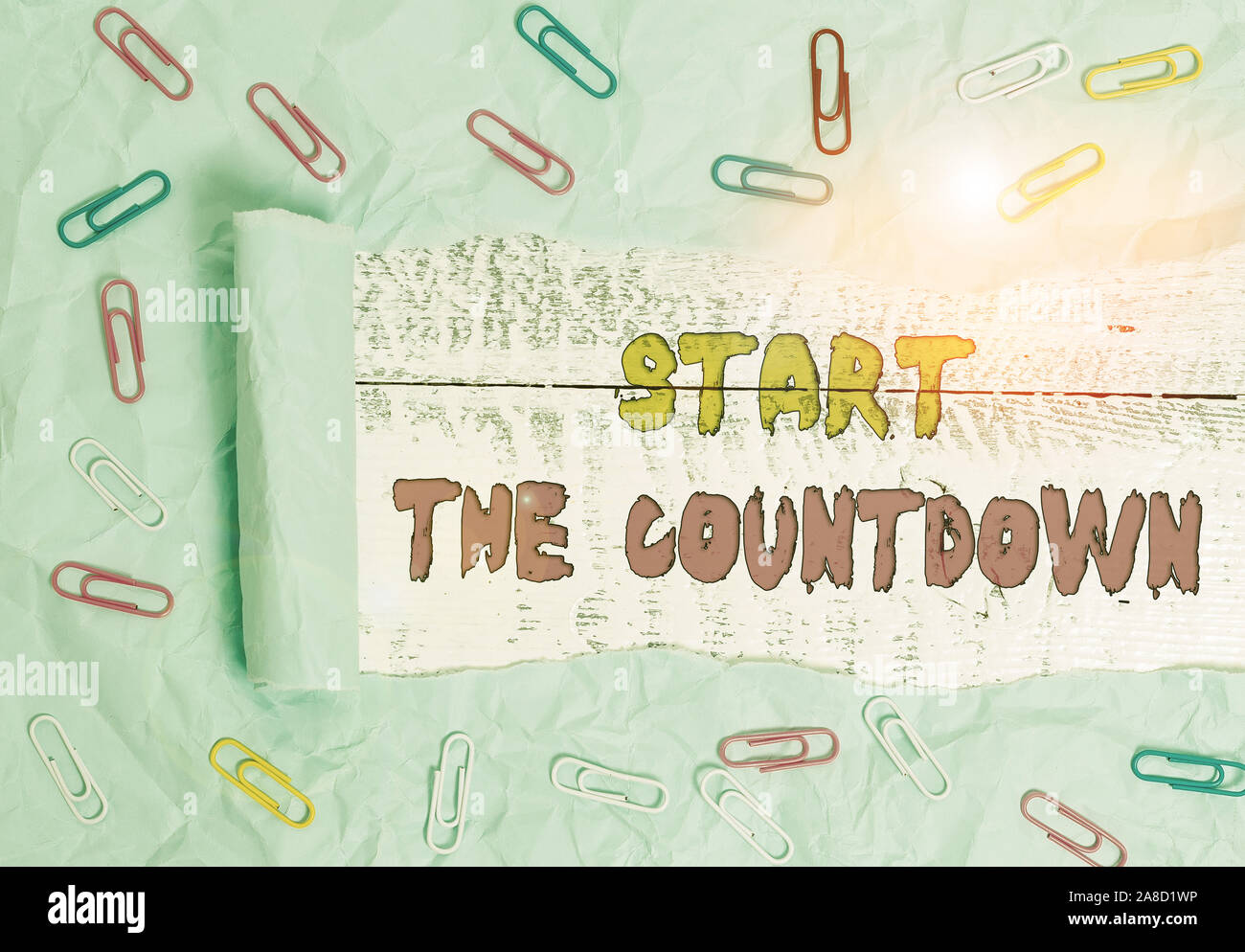 Writing note showing Start The Countdown. Business concept for Sequence ...