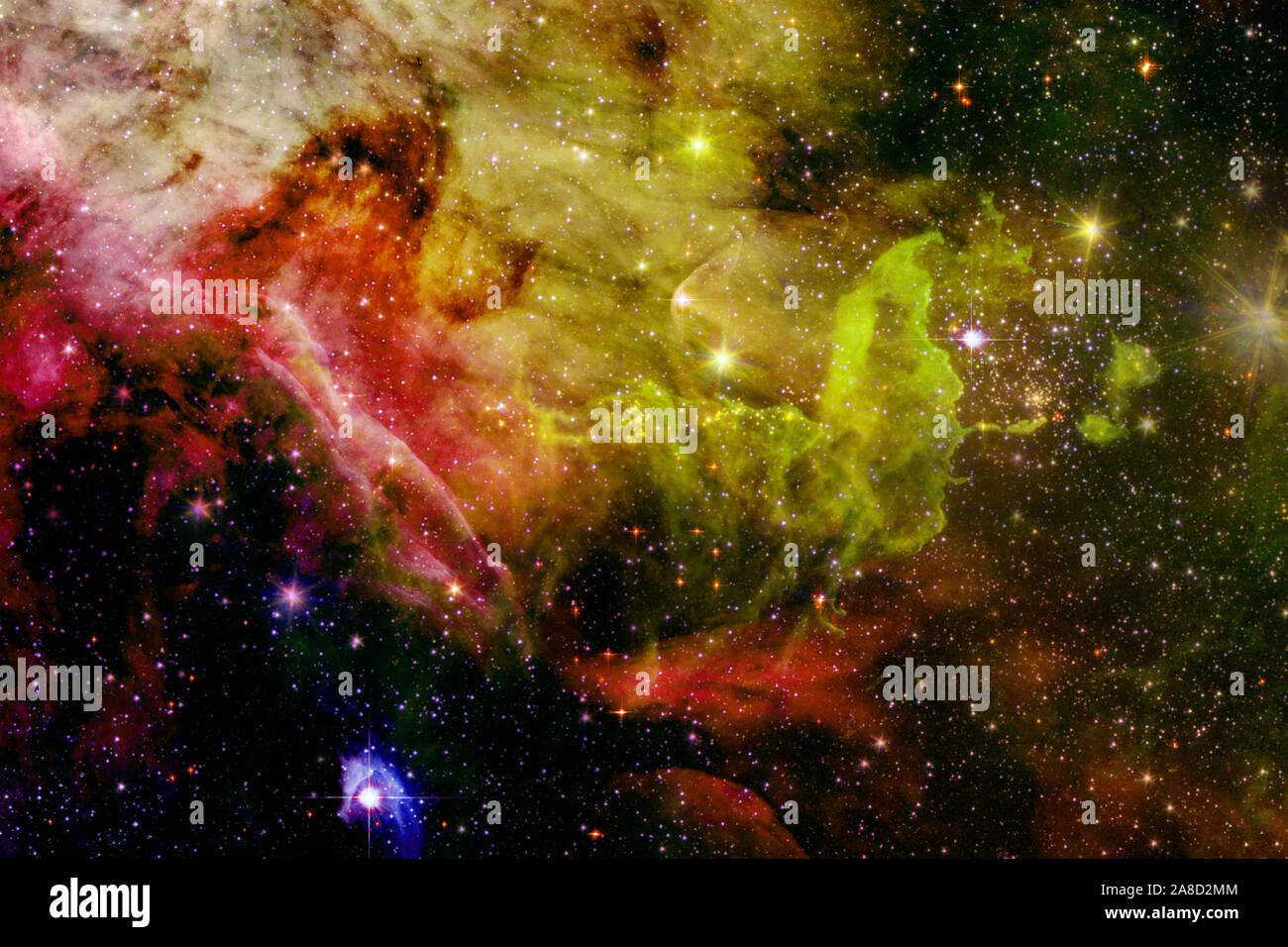 Cosmos. Abstract space wallpaper. Elements of this image furnished by ...