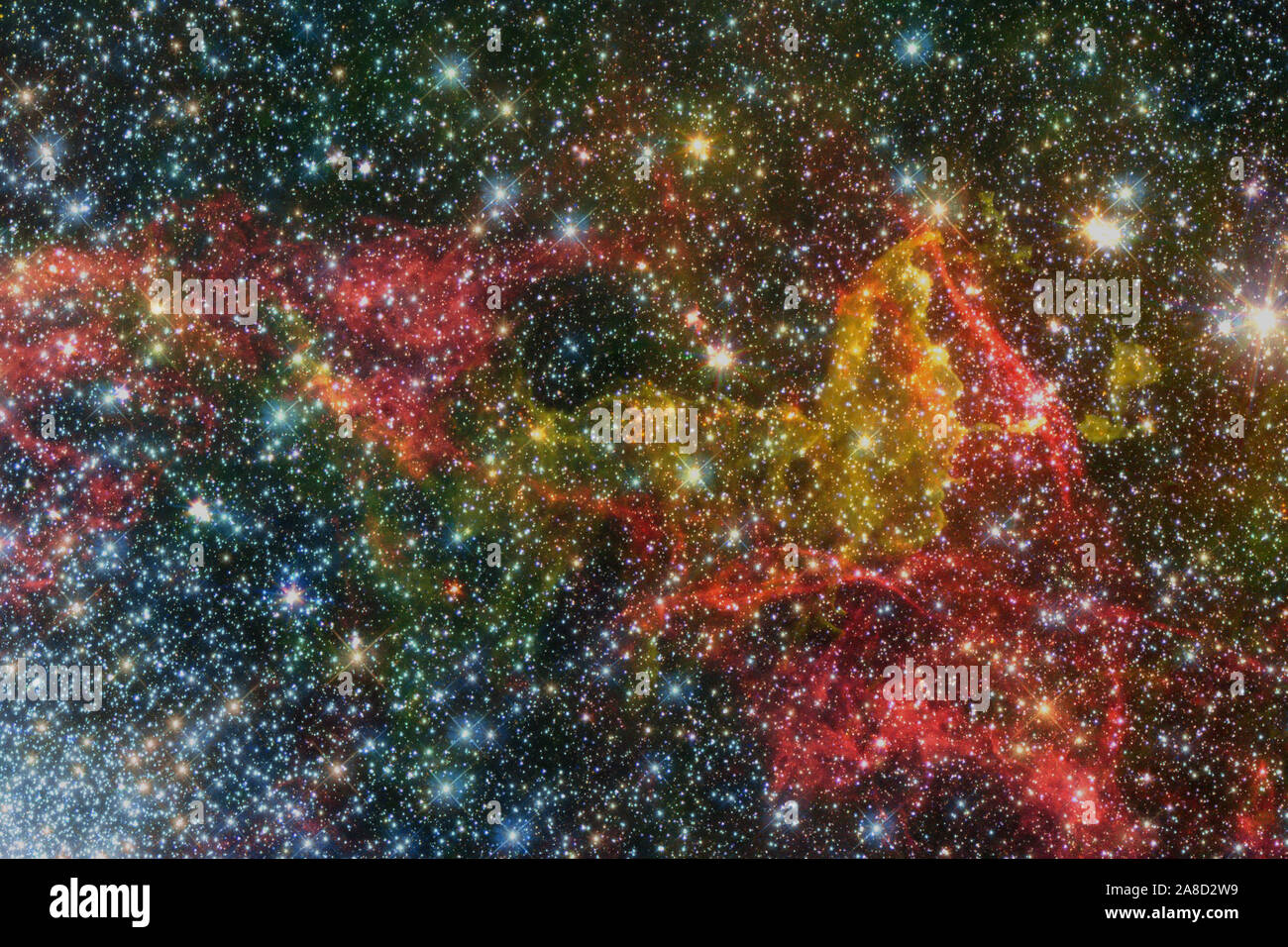 Beautiful space background. Cosmoc art. Elements of this image ...