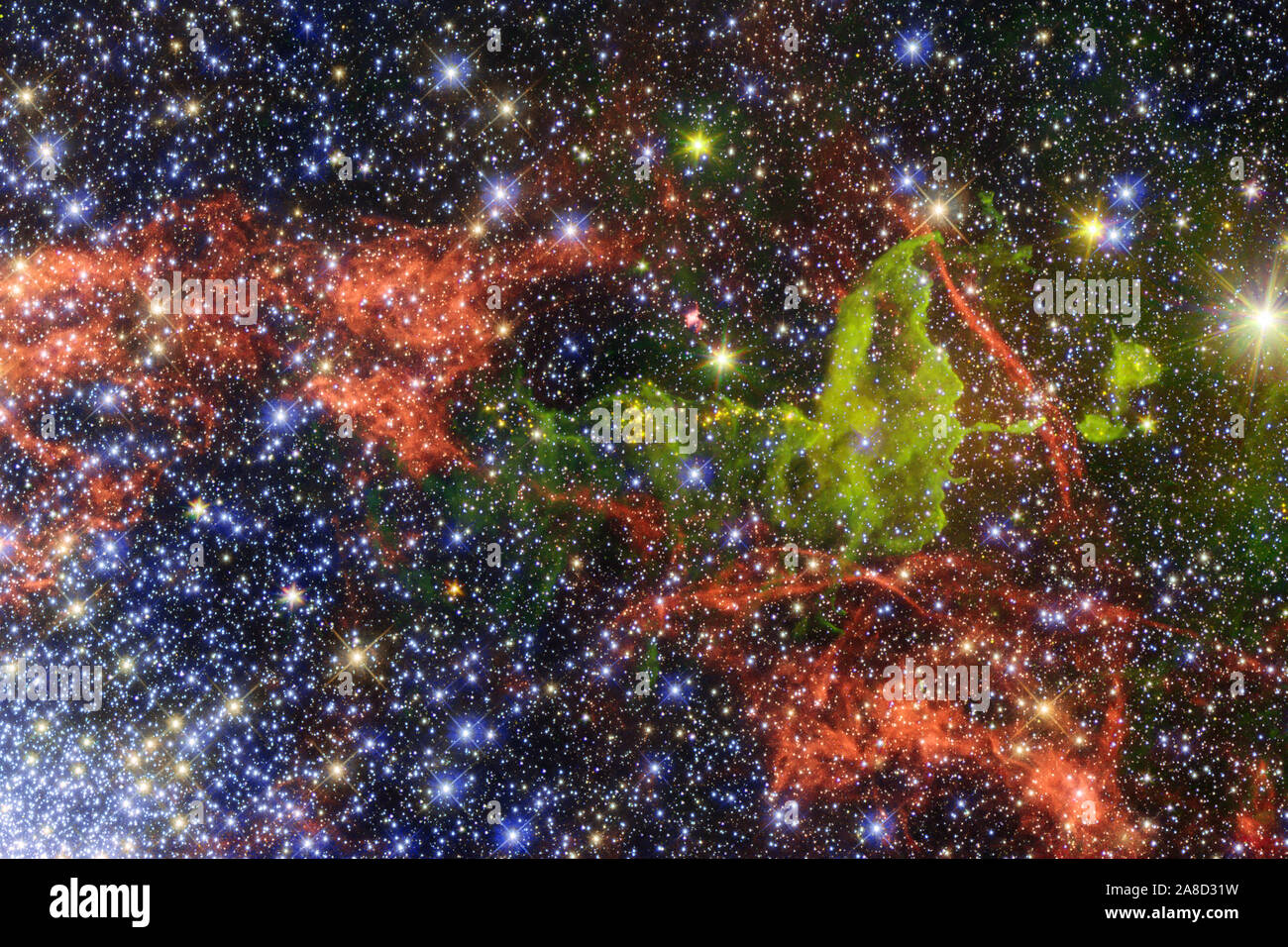 Beauty of endless cosmos. Science fiction wallpaper. Elements of this ...