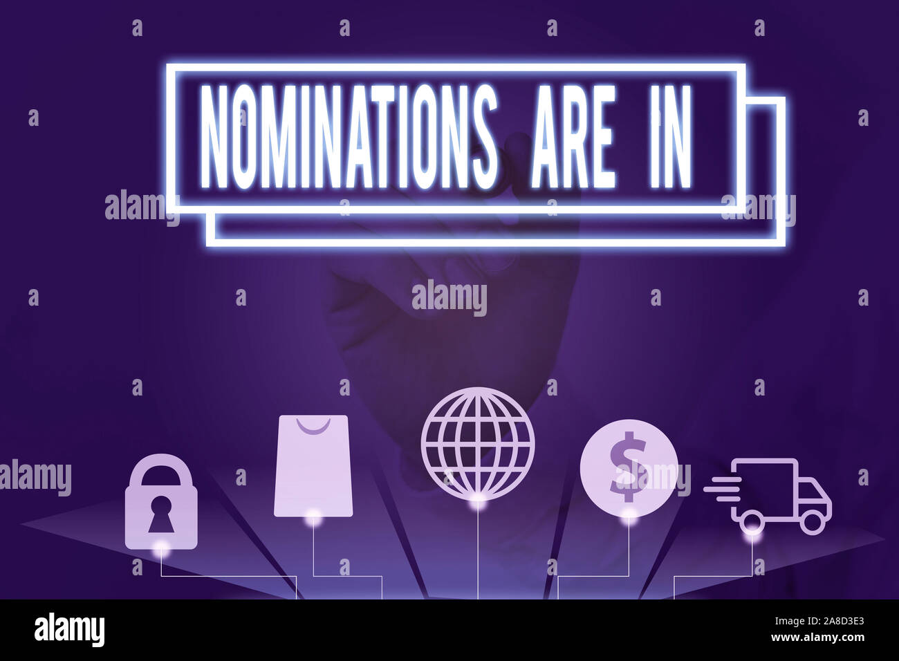 Conceptual hand writing showing Nominations Are In. Concept meaning ...