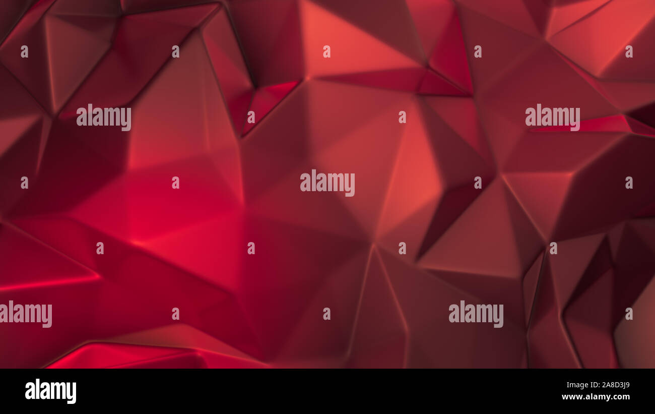 Stylish red crystal background.3d rendering 3d illustration Stock Photo ...