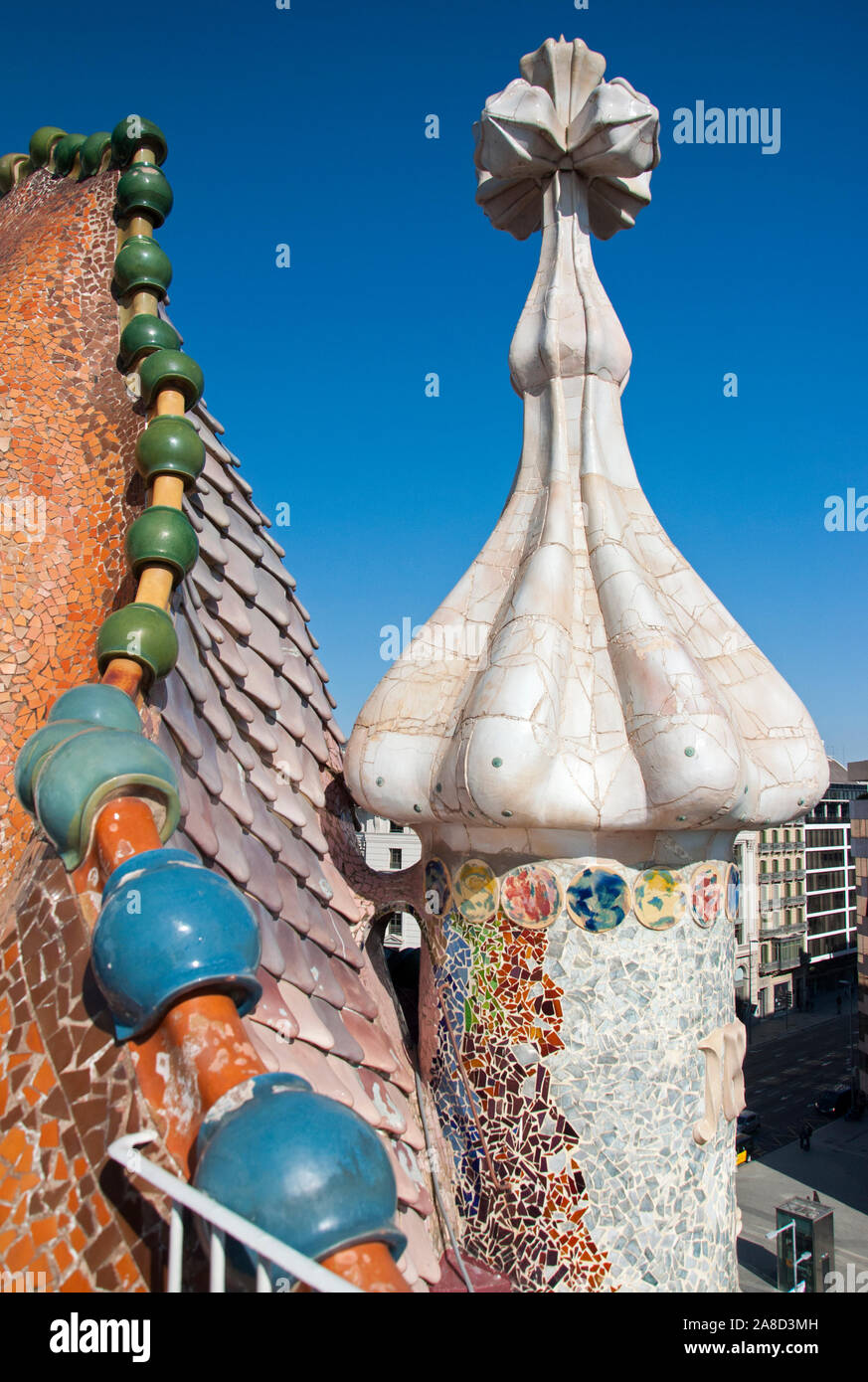 Antoni Gaudi Casa Batllo Roof