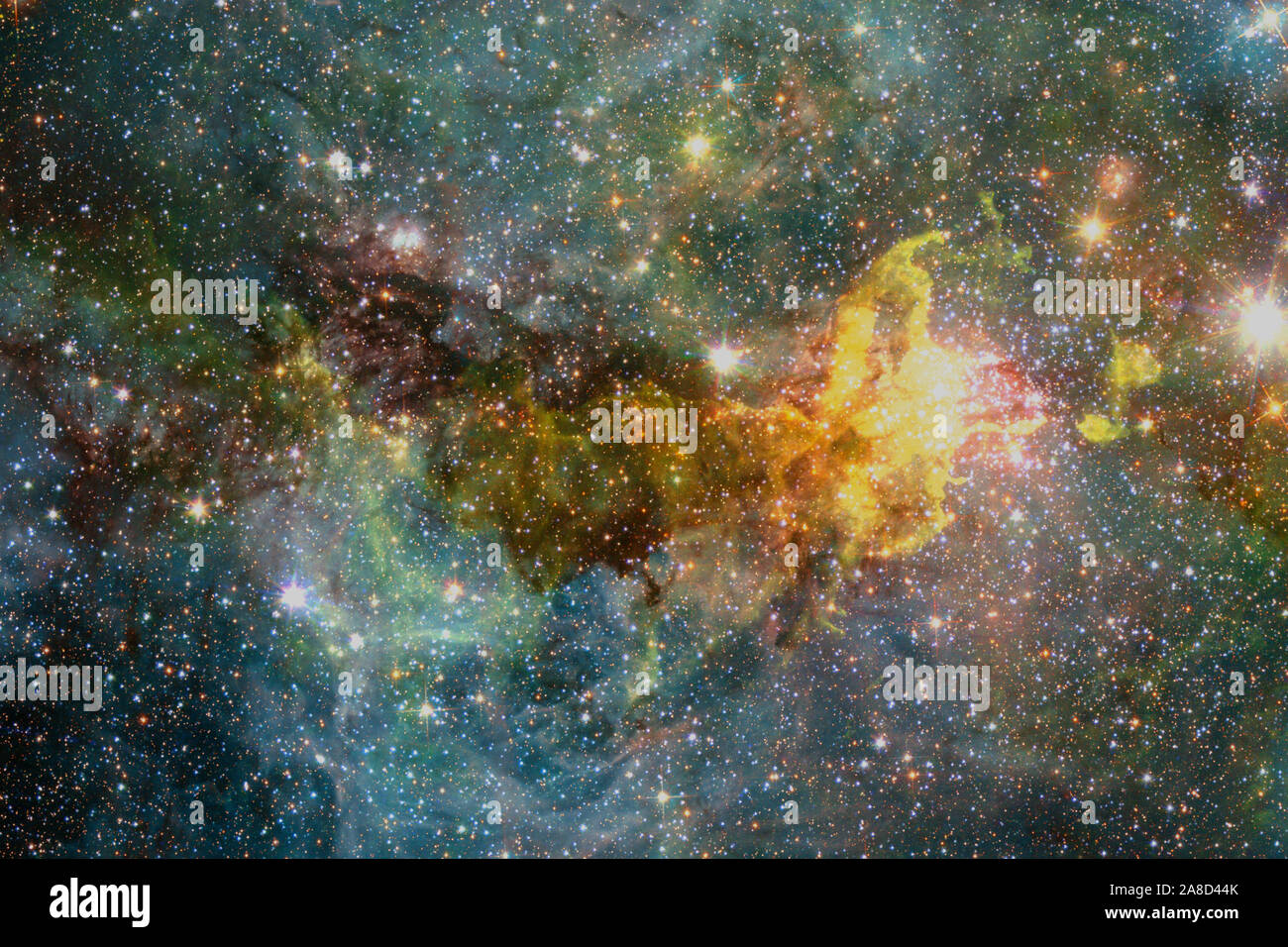 Beautiful space background. Cosmoc art. Elements of this image ...