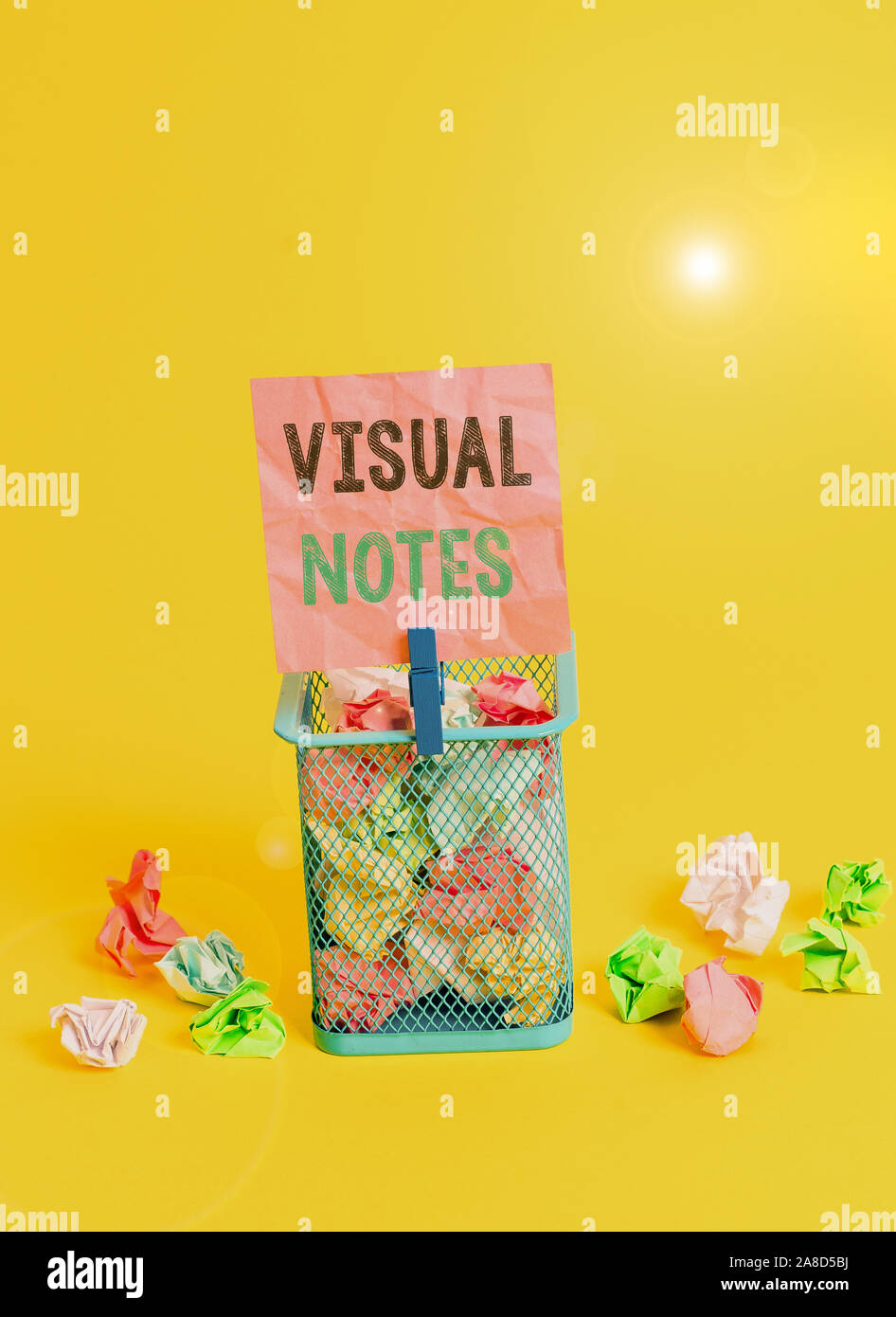 Handwriting text writing Visual Notes. Conceptual photo process of ...