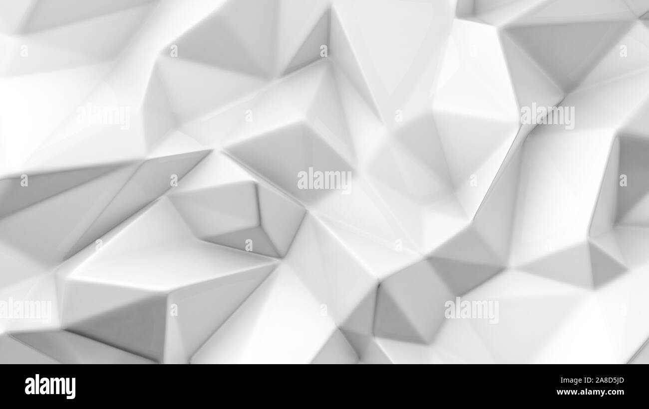 Stylish white crystal background.3d rendering 3d illustration Stock ...