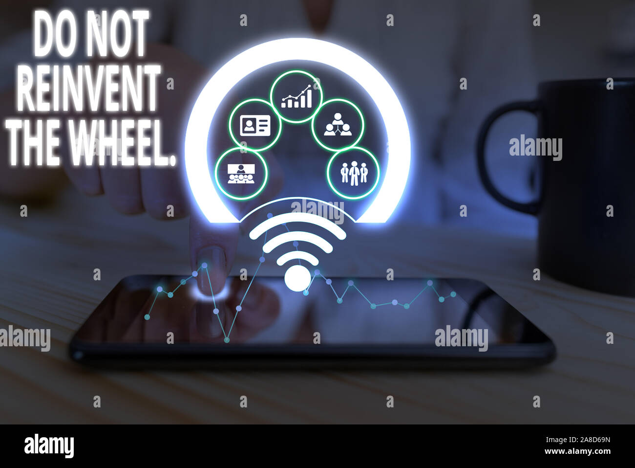 Conceptual hand writing showing Do Not Reinvent The Wheel. Concept ...