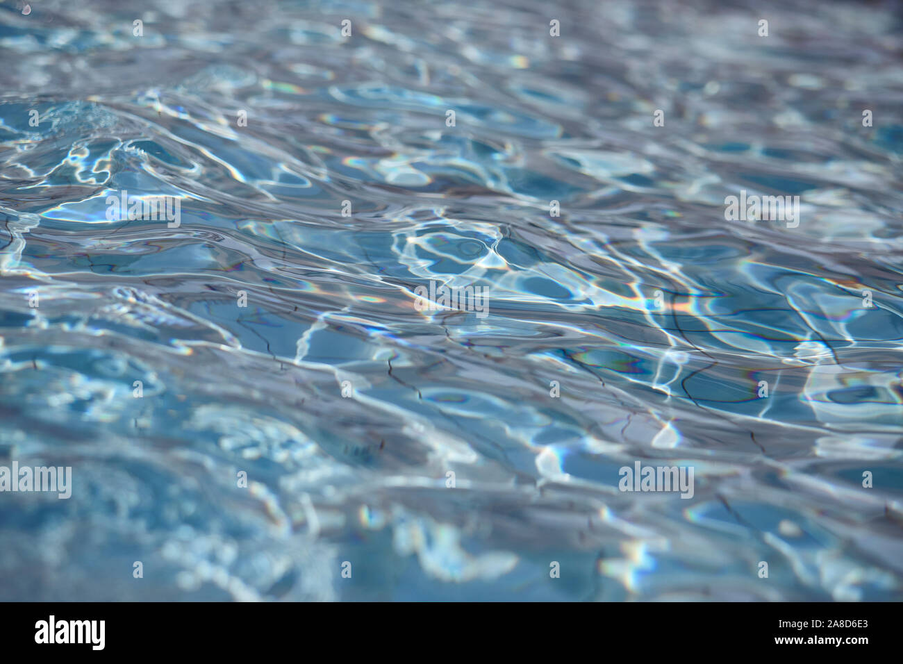 Pool water ripples Stock Photo - Alamy