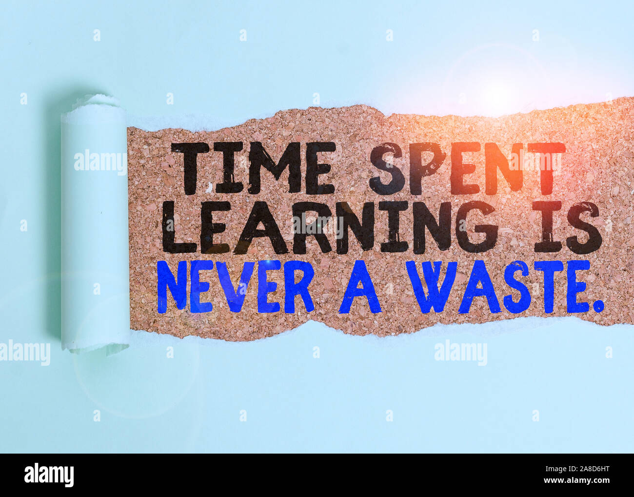 Writing note showing Time Spent Learning Is Never A Waste. Business ...