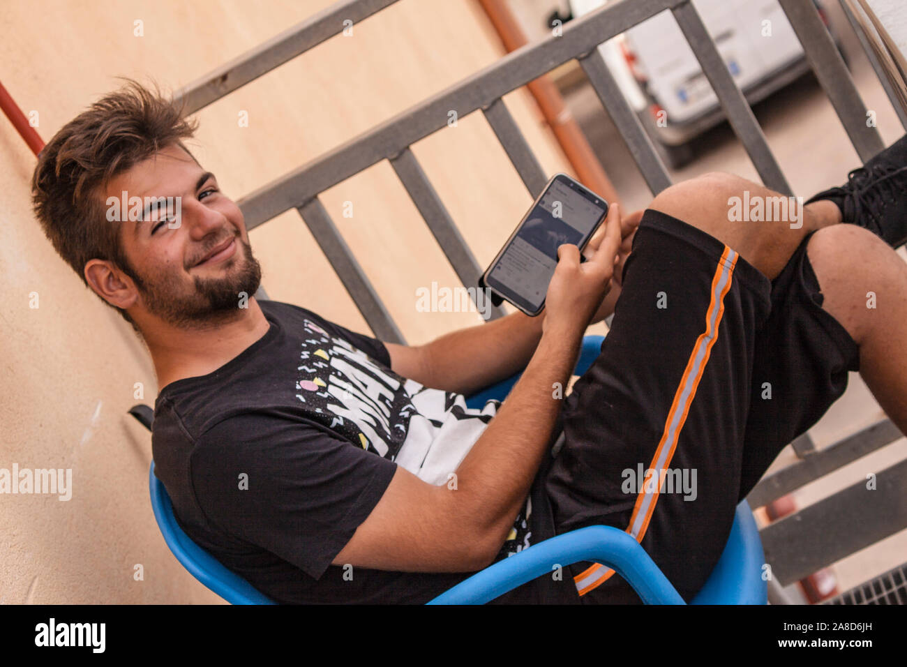 Male Model Sitting Chair High Resolution Stock Photography and Images ...