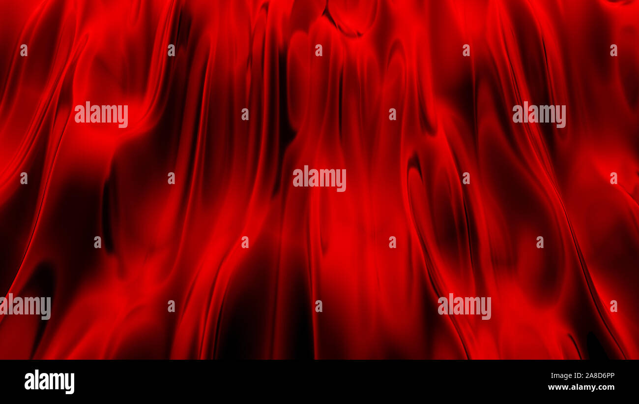 Luxurious red drapery fabric background. 3d rendering 3d illustration ...