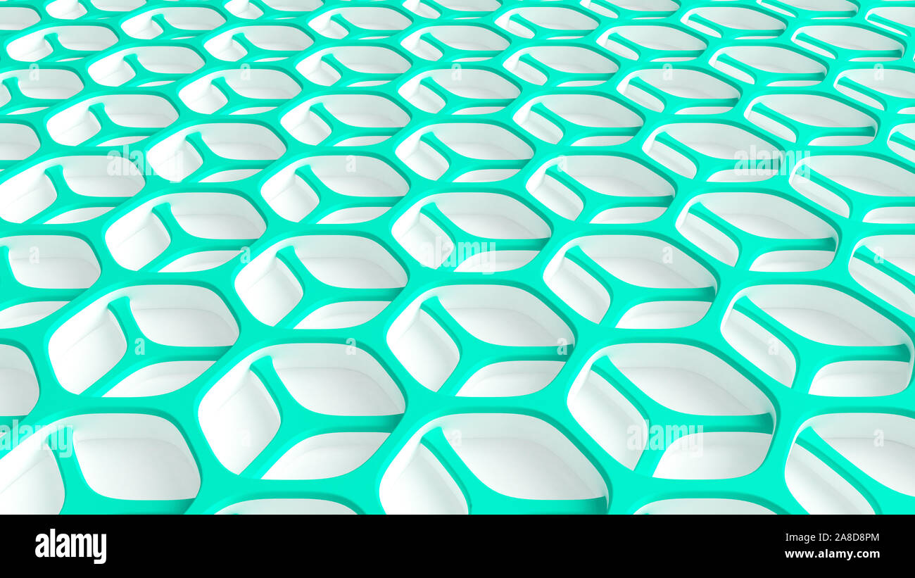 Abstract turquoise white background. 3d rendering 3d illustration Stock ...