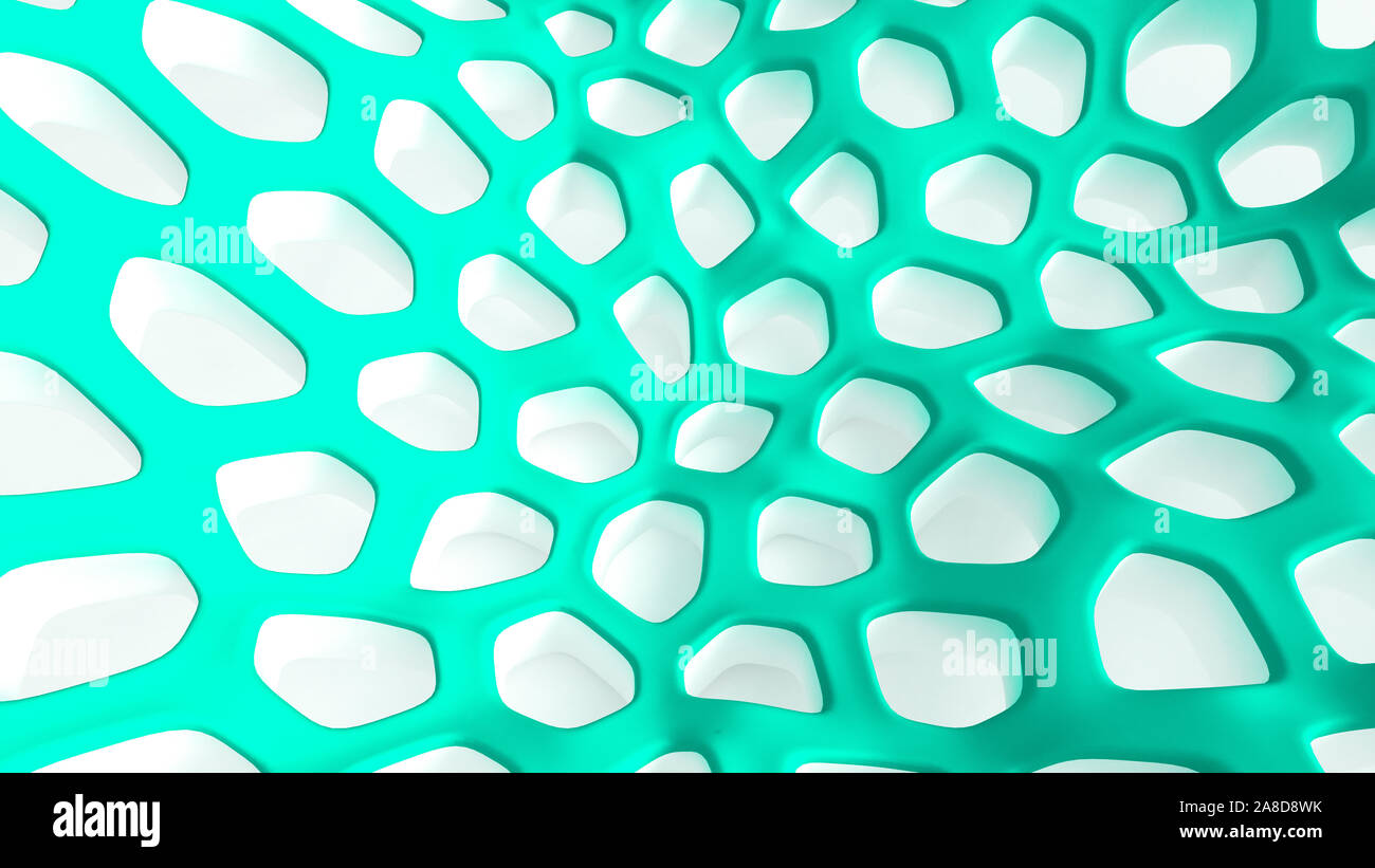 Abstract turquoise white background. 3d rendering 3d illustration Stock ...