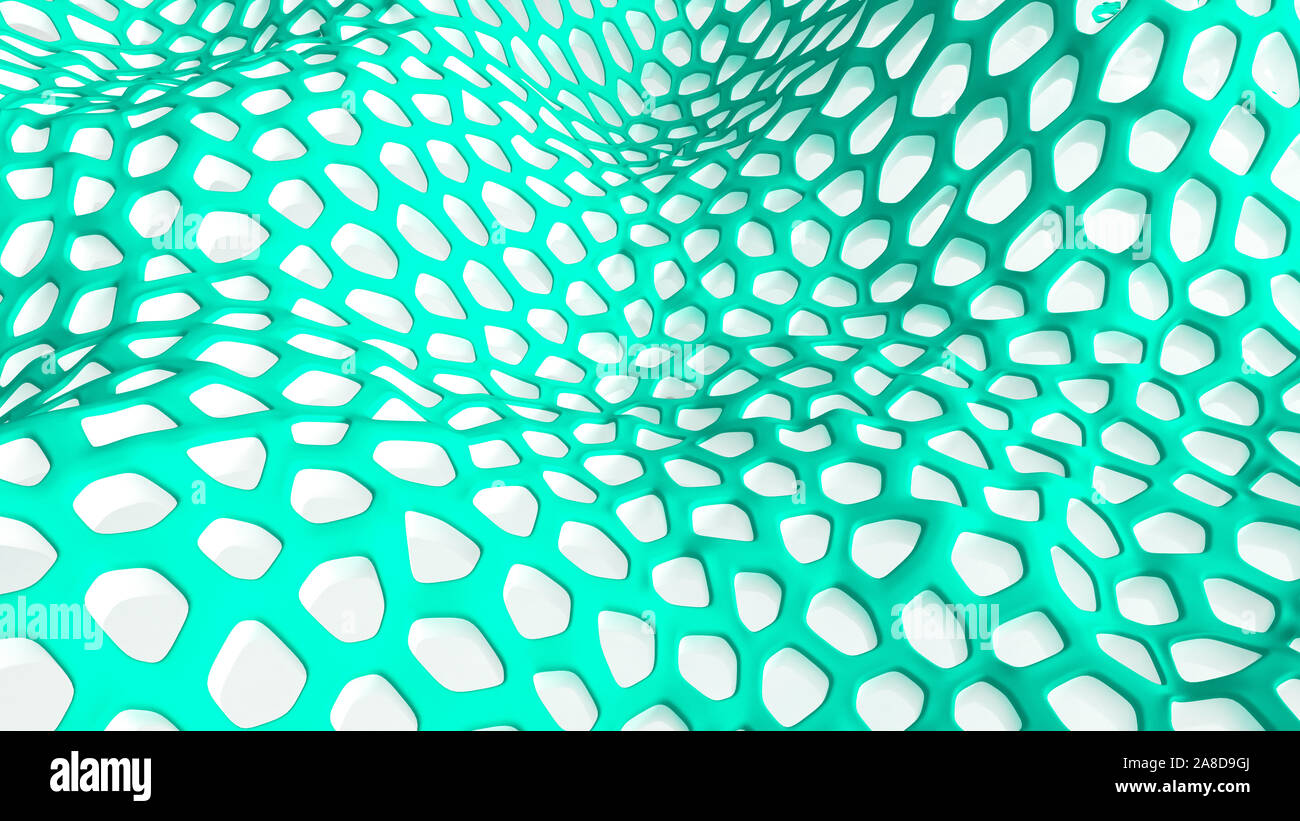 Abstract turquoise white background. 3d rendering 3d illustration Stock ...