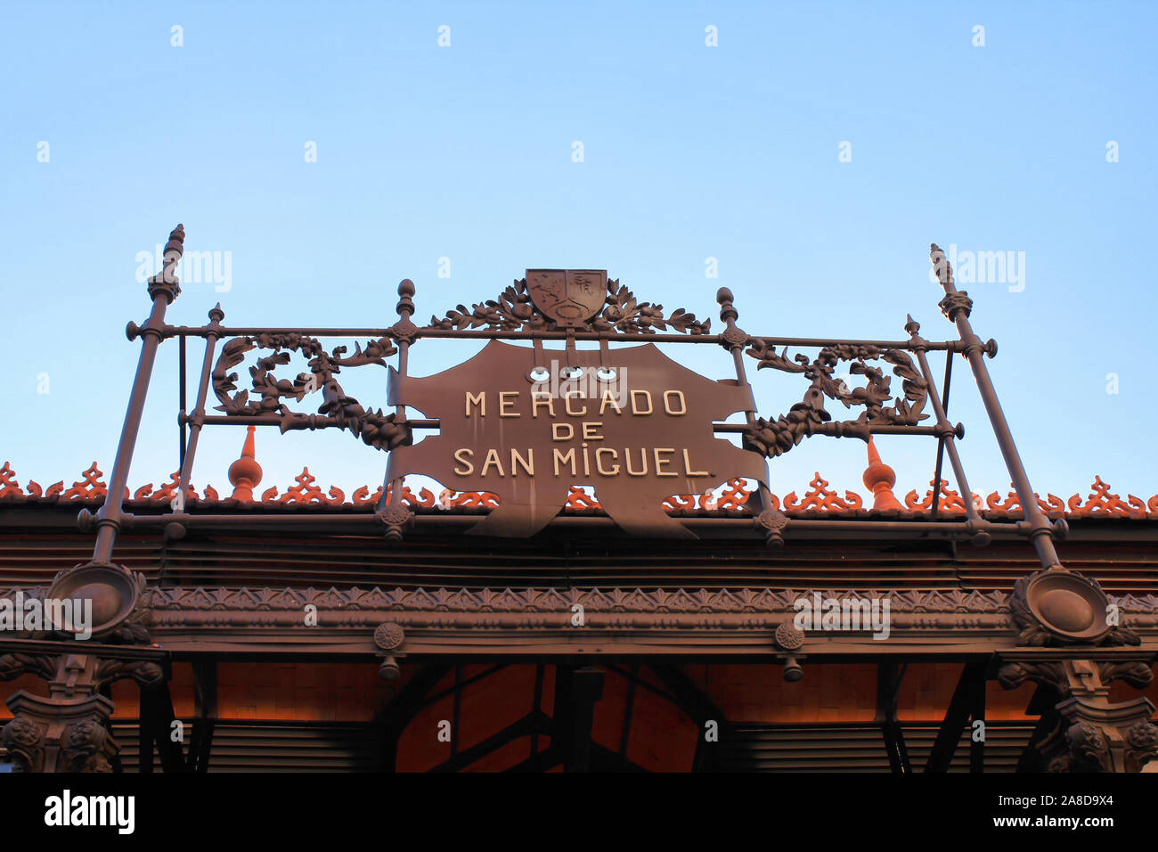 Mercado de San Miguel - famous market in Madrid, Spain Stock Photo - Alamy