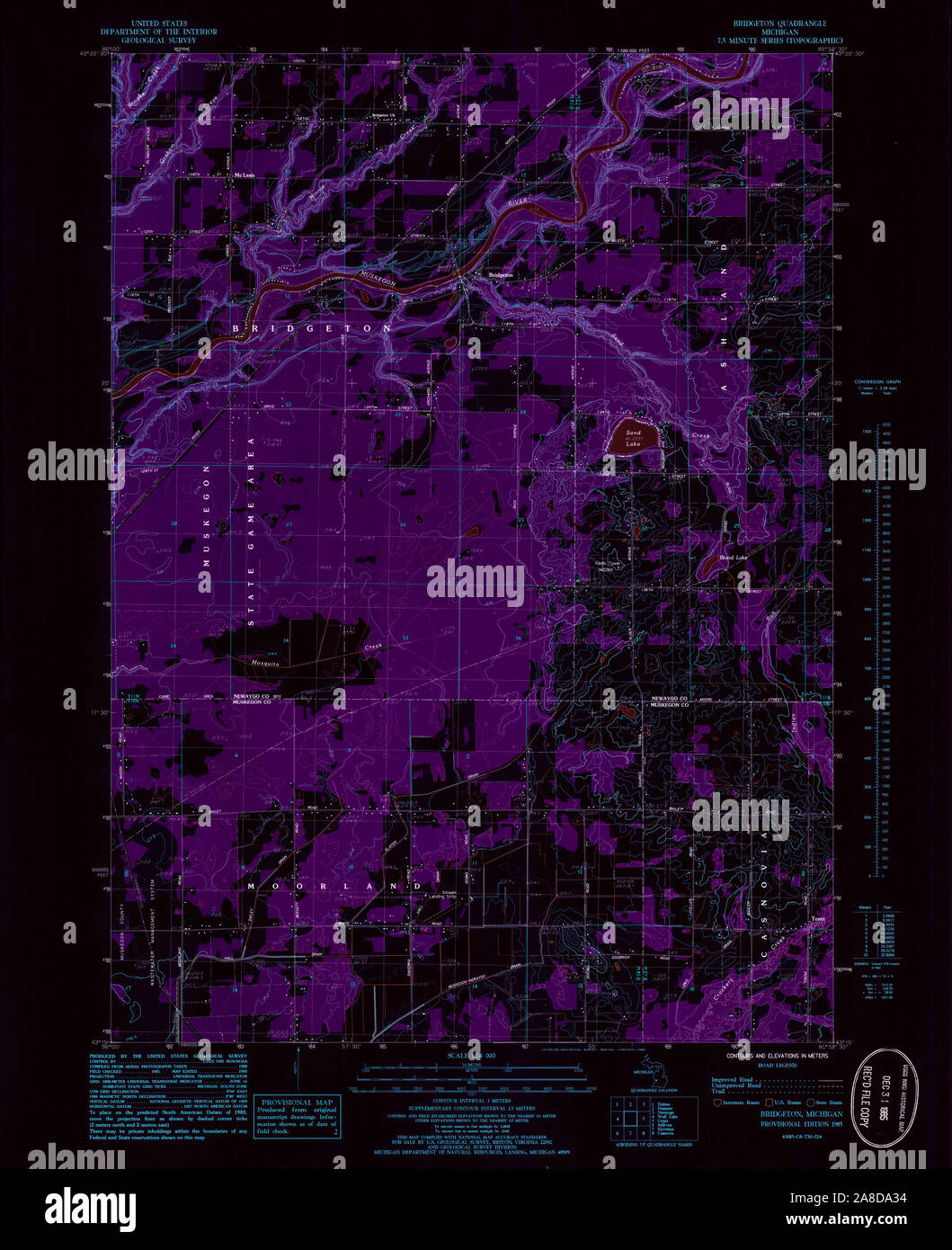Map of bridgeton hi-res stock photography and images - Alamy