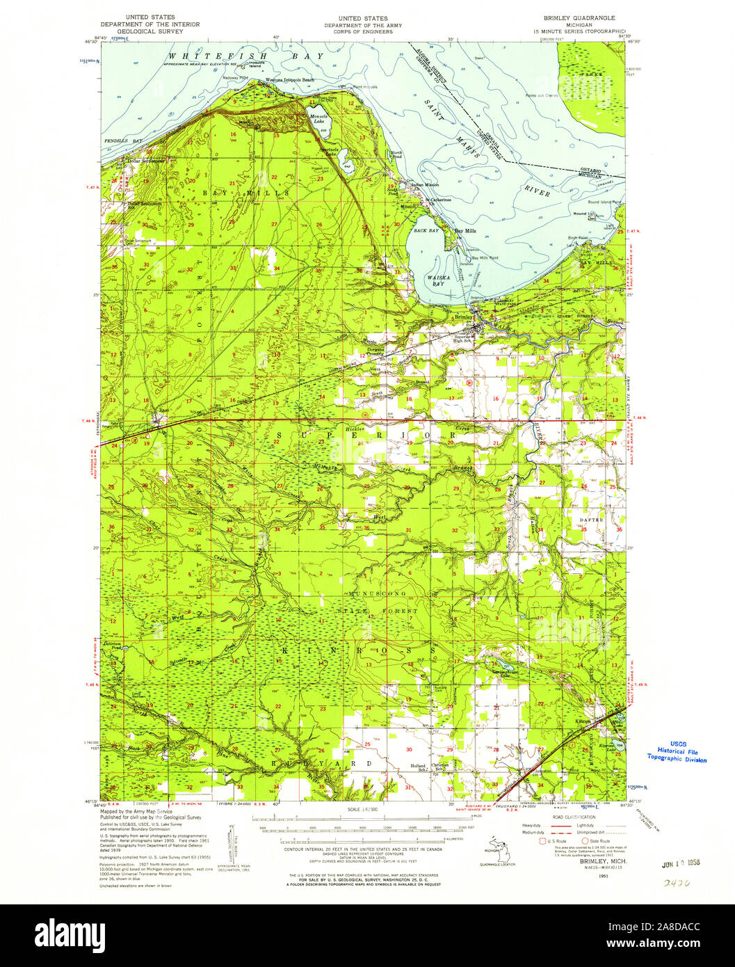 Brimley michigan hi-res stock photography and images - Alamy
