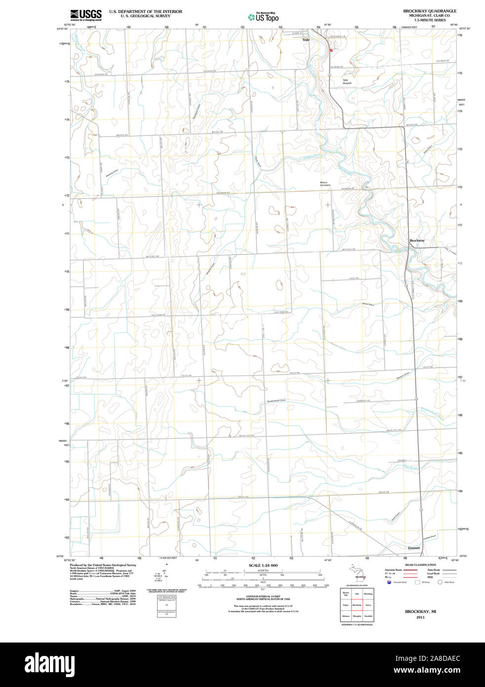 Map of brockway hi-res stock photography and images - Alamy
