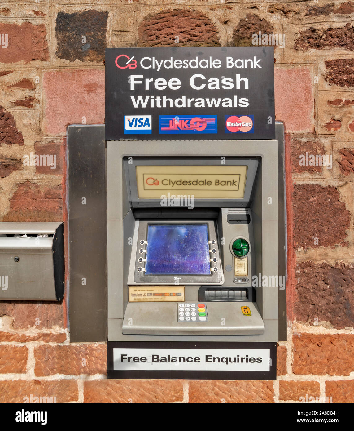 Clydesdale bank machine hi-res stock photography and images - Alamy