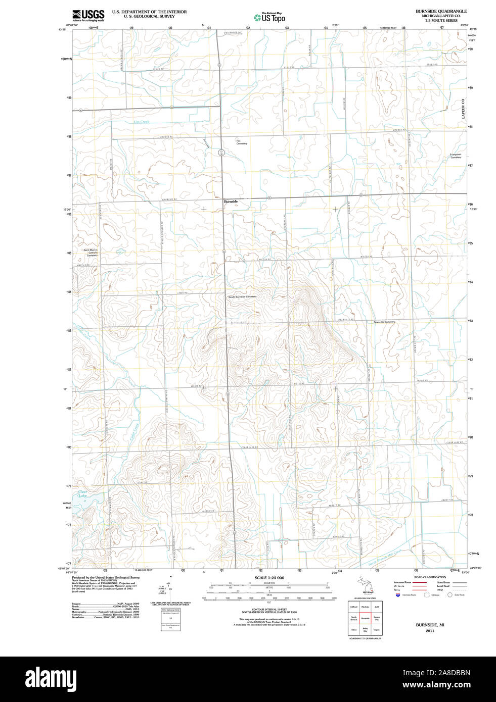 Burnside map hi-res stock photography and images - Alamy