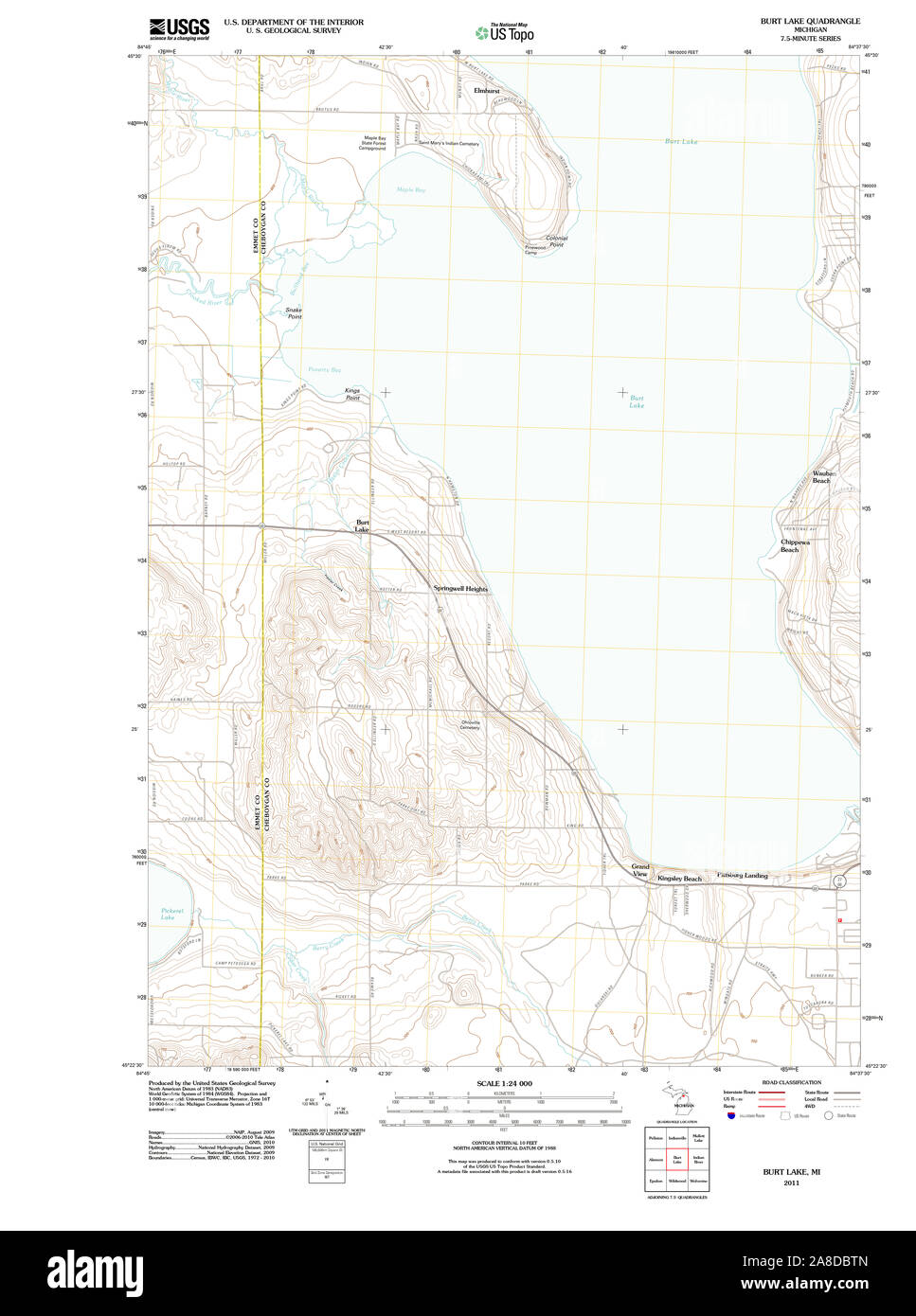 Burt lake hi-res stock photography and images - Alamy