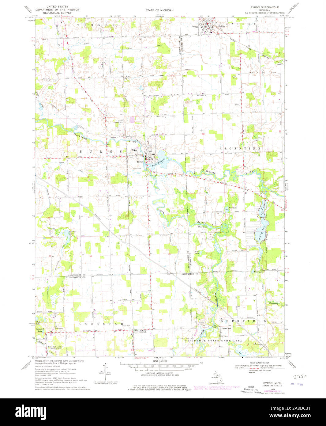 Map of byron hi-res stock photography and images - Alamy