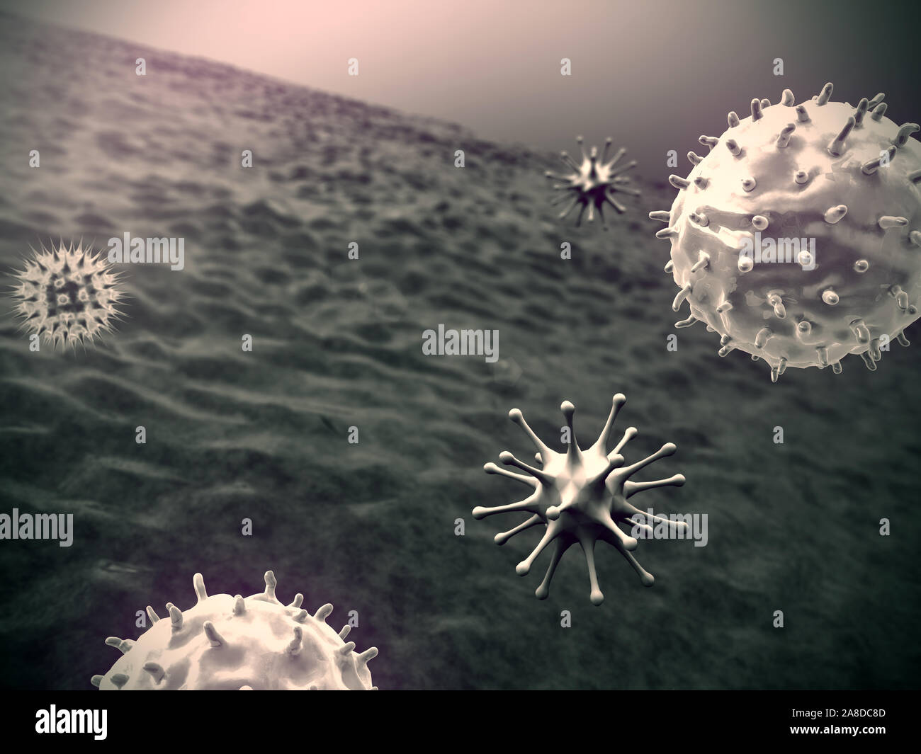 cancer cell, 3d rendered cancer cell, Clusters of cells, Cancer cell ...