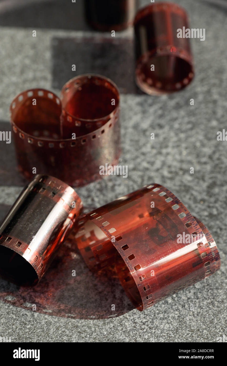 35Mm Negative Developed Photo Film Stock Photo - Alamy