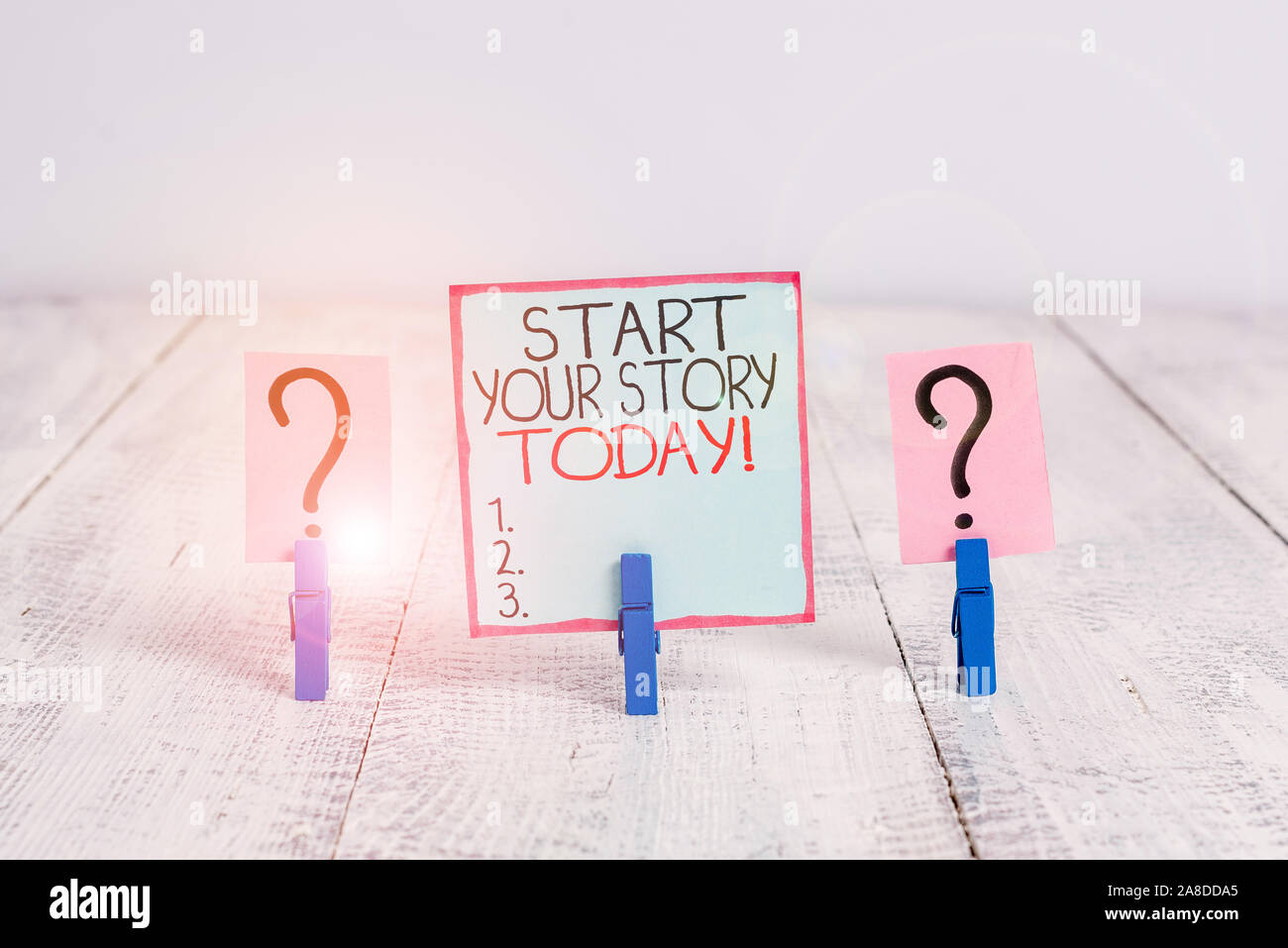 Conceptual hand writing showing Start Your Story Today. Concept meaning ...