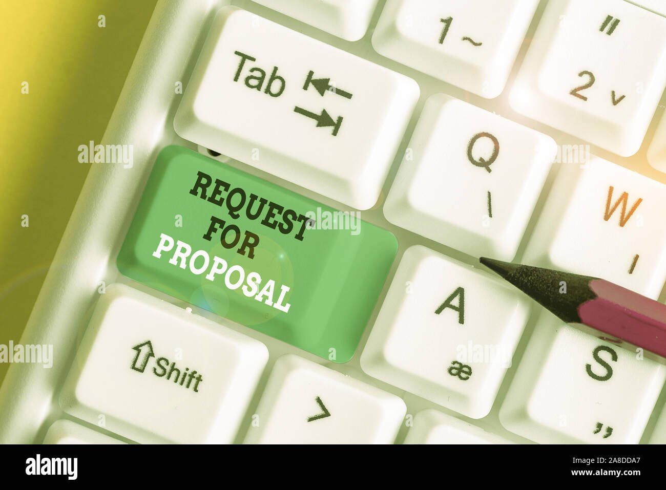 Handwriting text Request For Proposal. Conceptual photo document ...