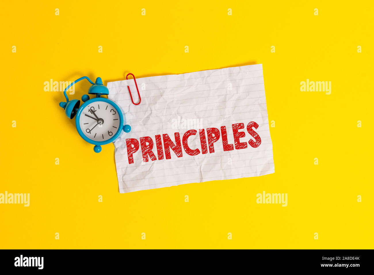 Text sign showing Principles. Business photo showcasing fundamental ...