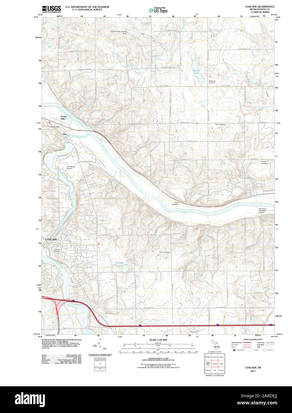 Cascade map Cut Out Stock Images & Pictures - Alamy