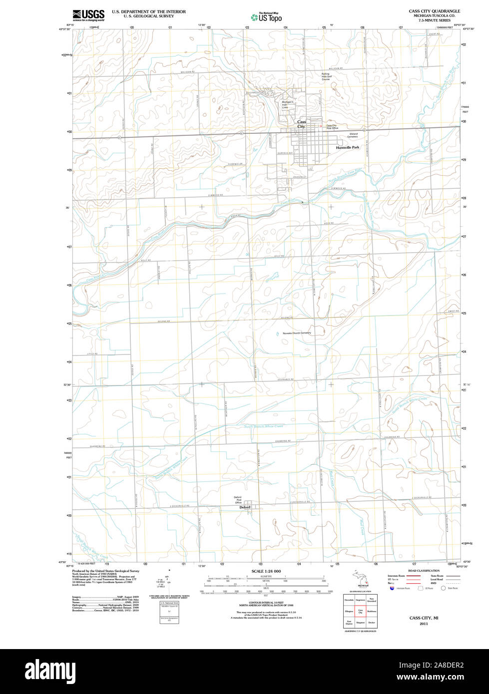 Cass map hi-res stock photography and images - Alamy