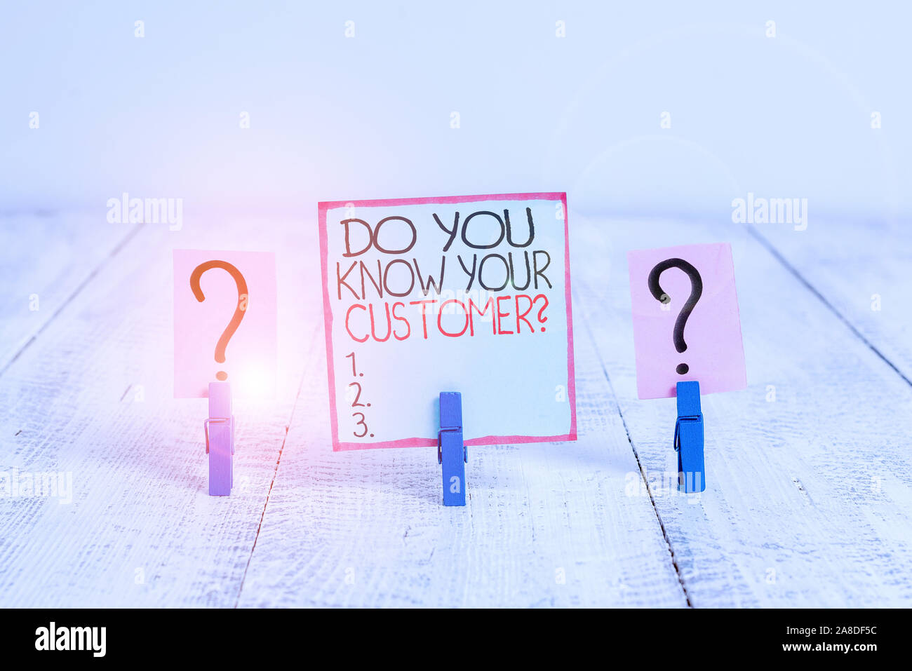 Conceptual hand writing showing Do You Know Your Customer Question ...