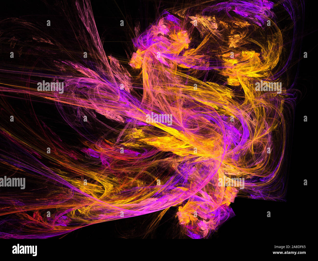 High resolution multi colored fractal background which patterns ...
