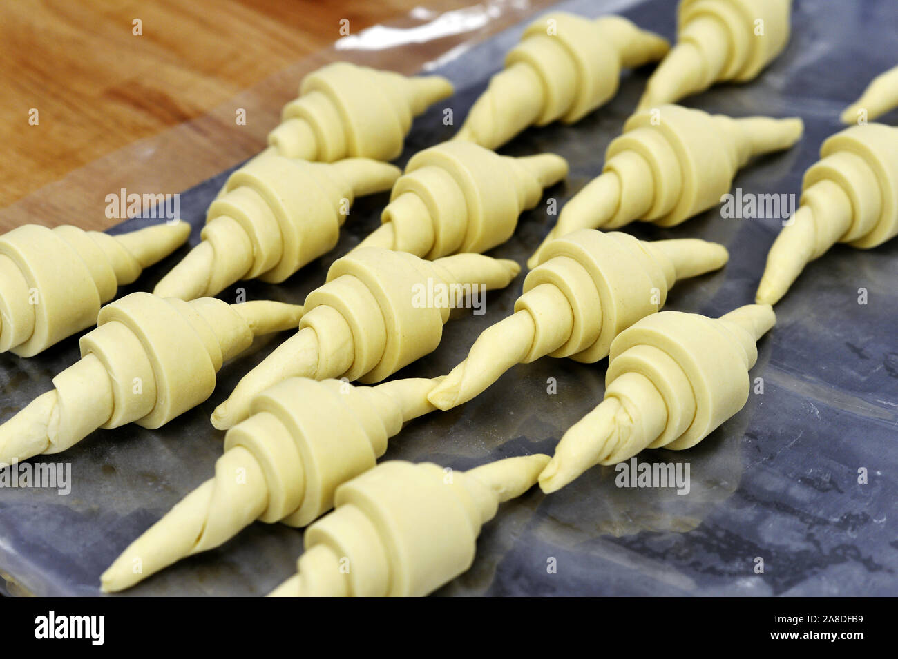 The "real" french croissant Stock Photo - Alamy
