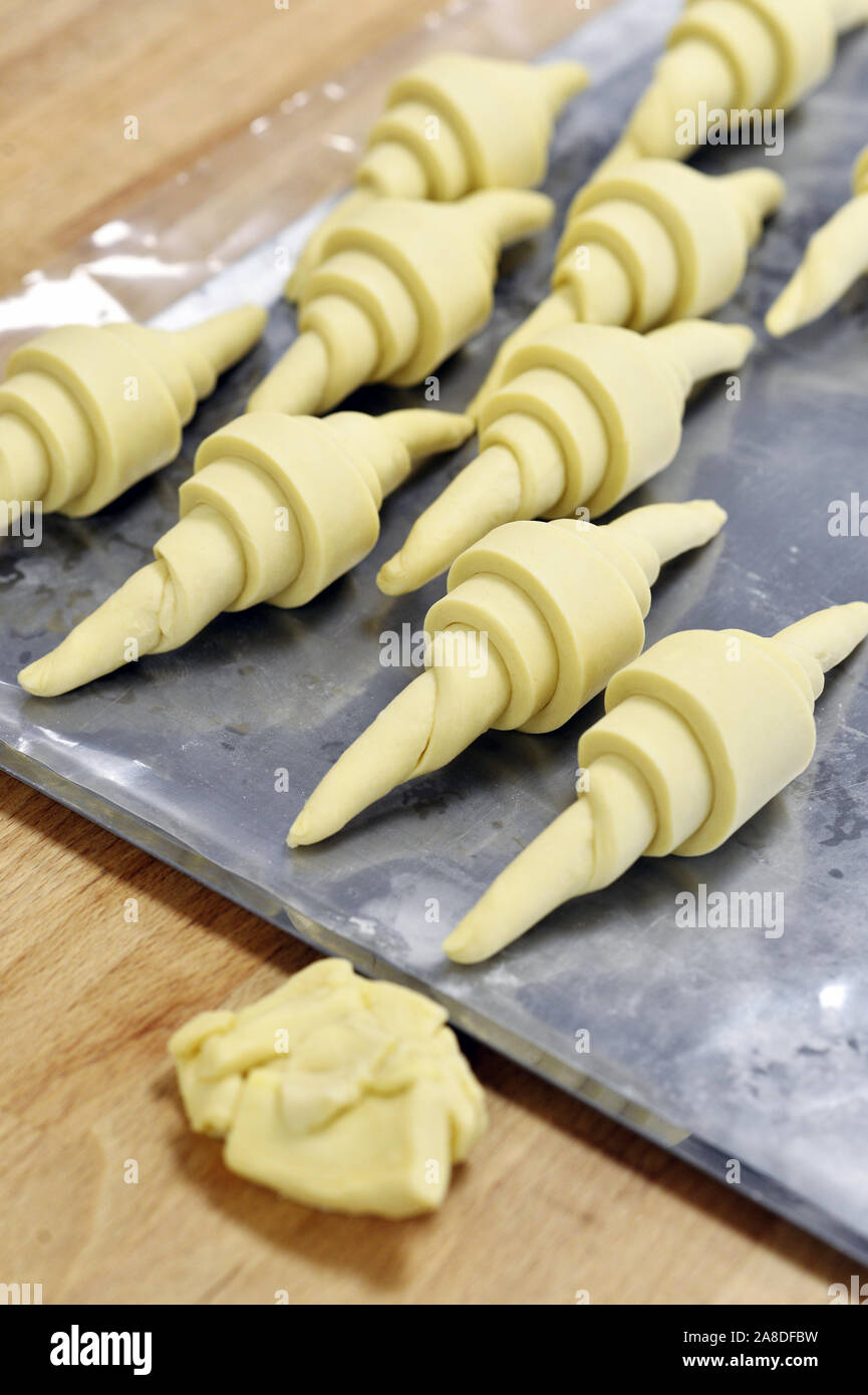 The "real" french croissant Stock Photo - Alamy