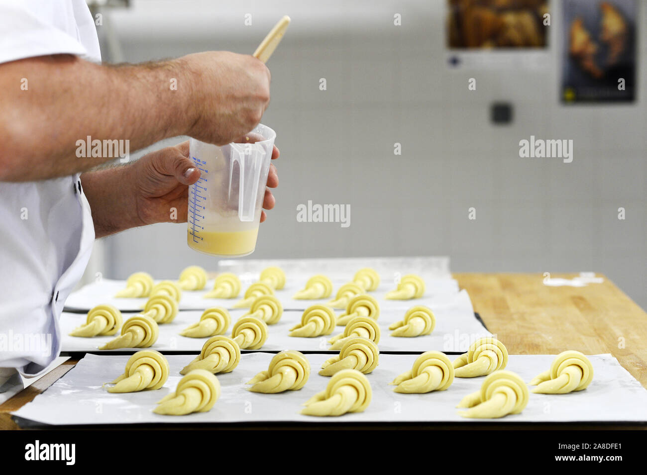 The "real" french croissant Stock Photo - Alamy