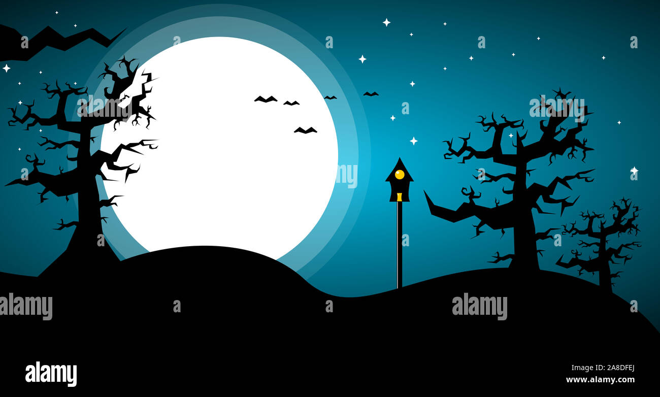 Scary moon hi-res stock photography and images - Alamy