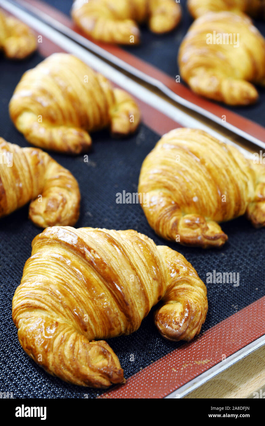 The "real" french croissant Stock Photo - Alamy