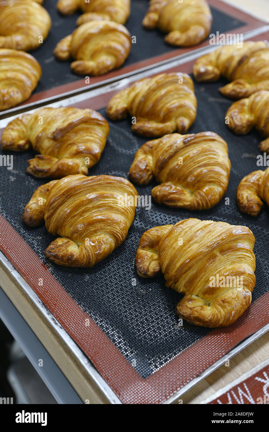 The "real" french croissant Stock Photo - Alamy
