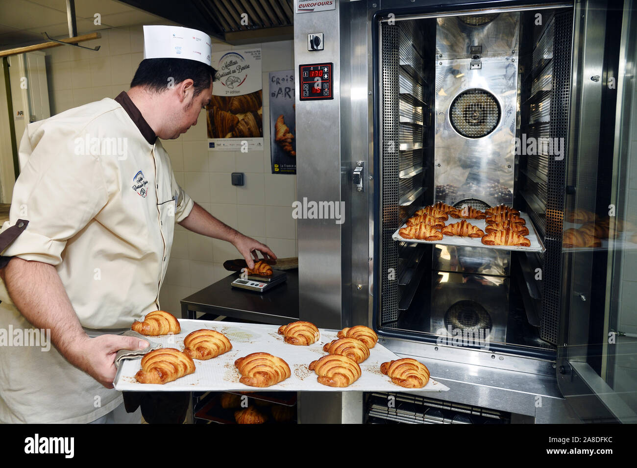 The "real" french croissant Stock Photo - Alamy