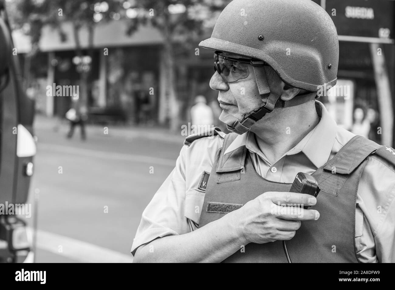 "Santiago de Chile Chile 6 November 2019 Carabineros police officer ...