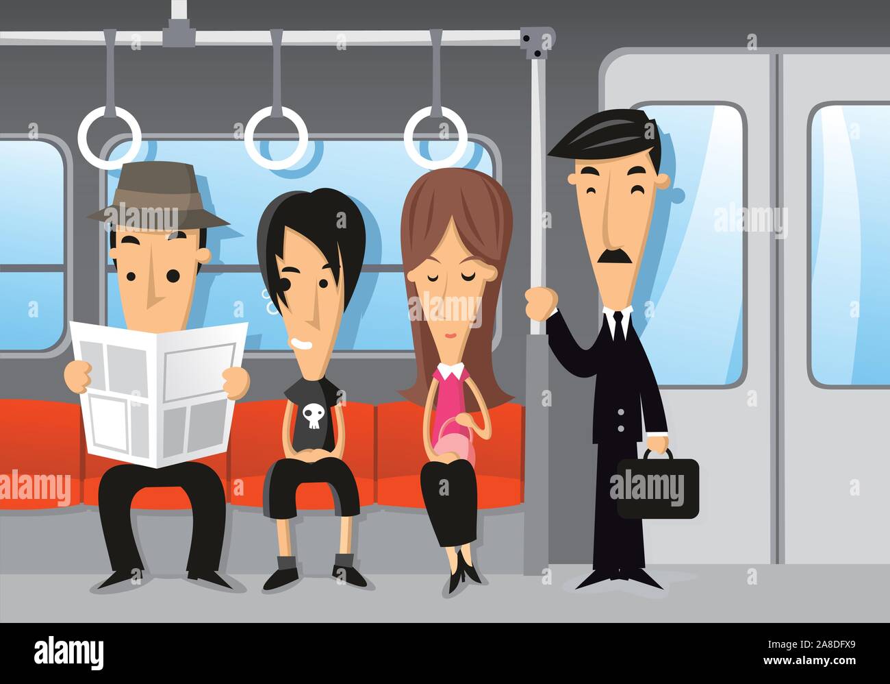 People women reading Stock Vector Images - Alamy