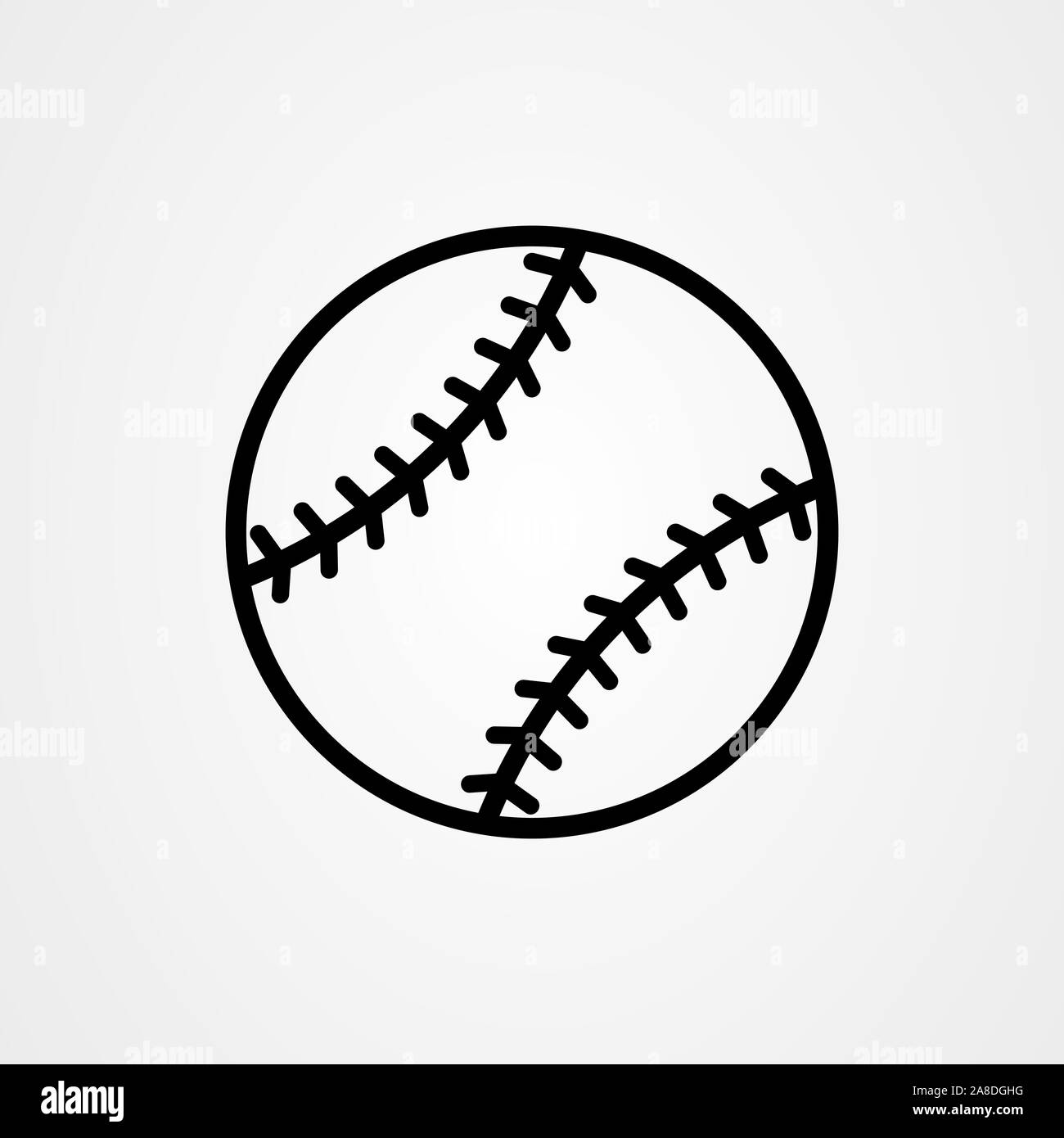 Baseball bat icon hi-res stock photography and images - Alamy