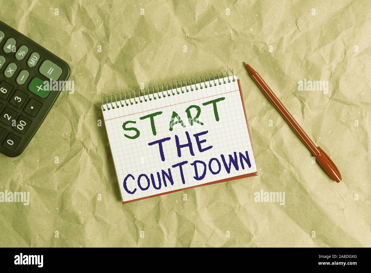 Word writing text Start The Countdown. Business photo showcasing ...