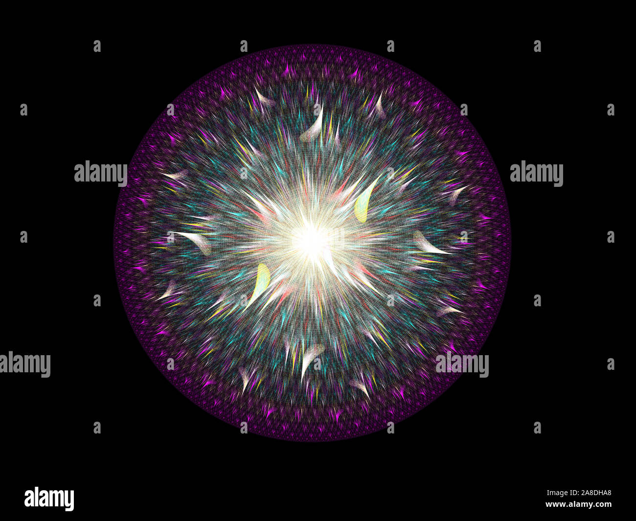 Unique mandala, Oriental pattern, Mystical motif, Abstract background ...